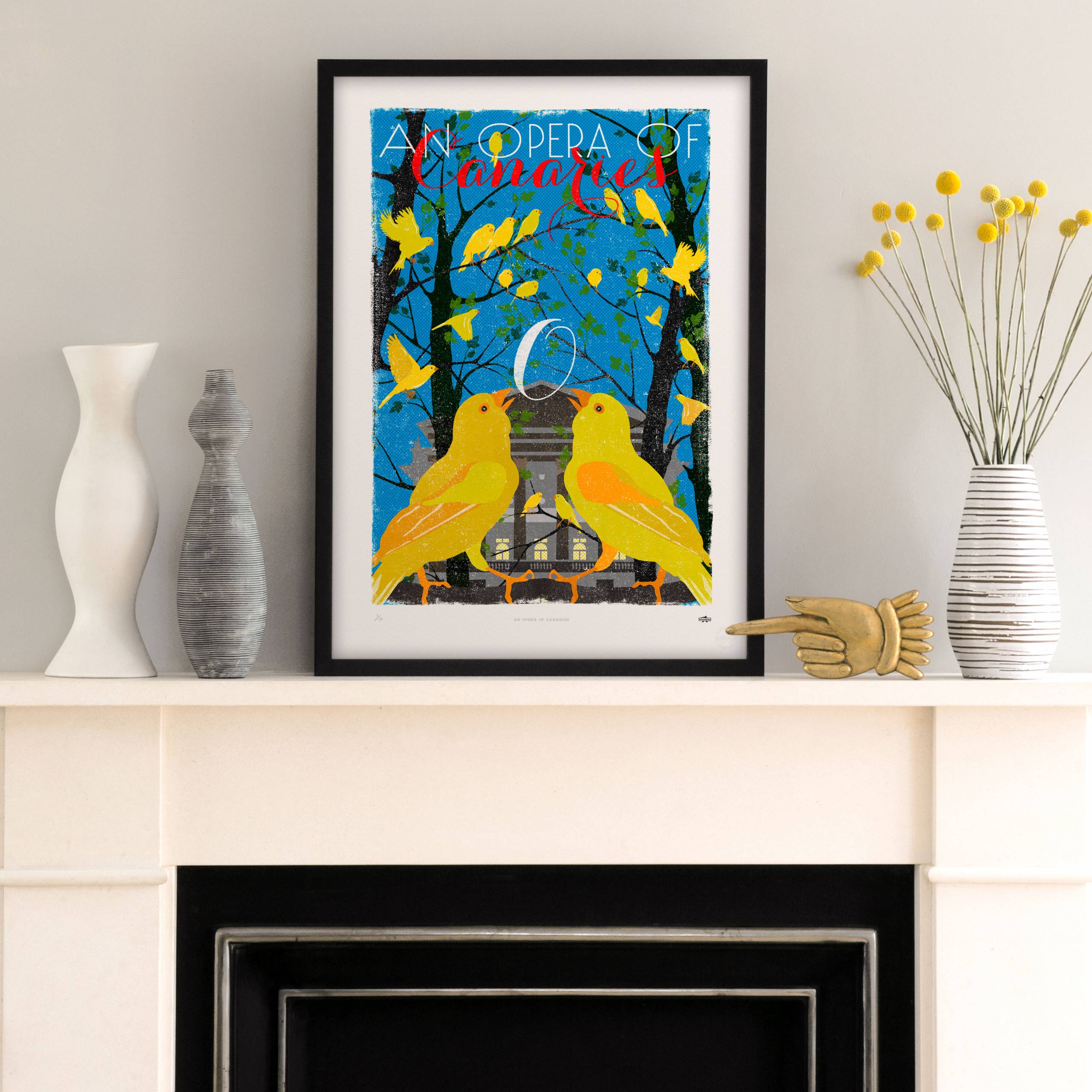 An Opera of Canaries Print - MinaLima