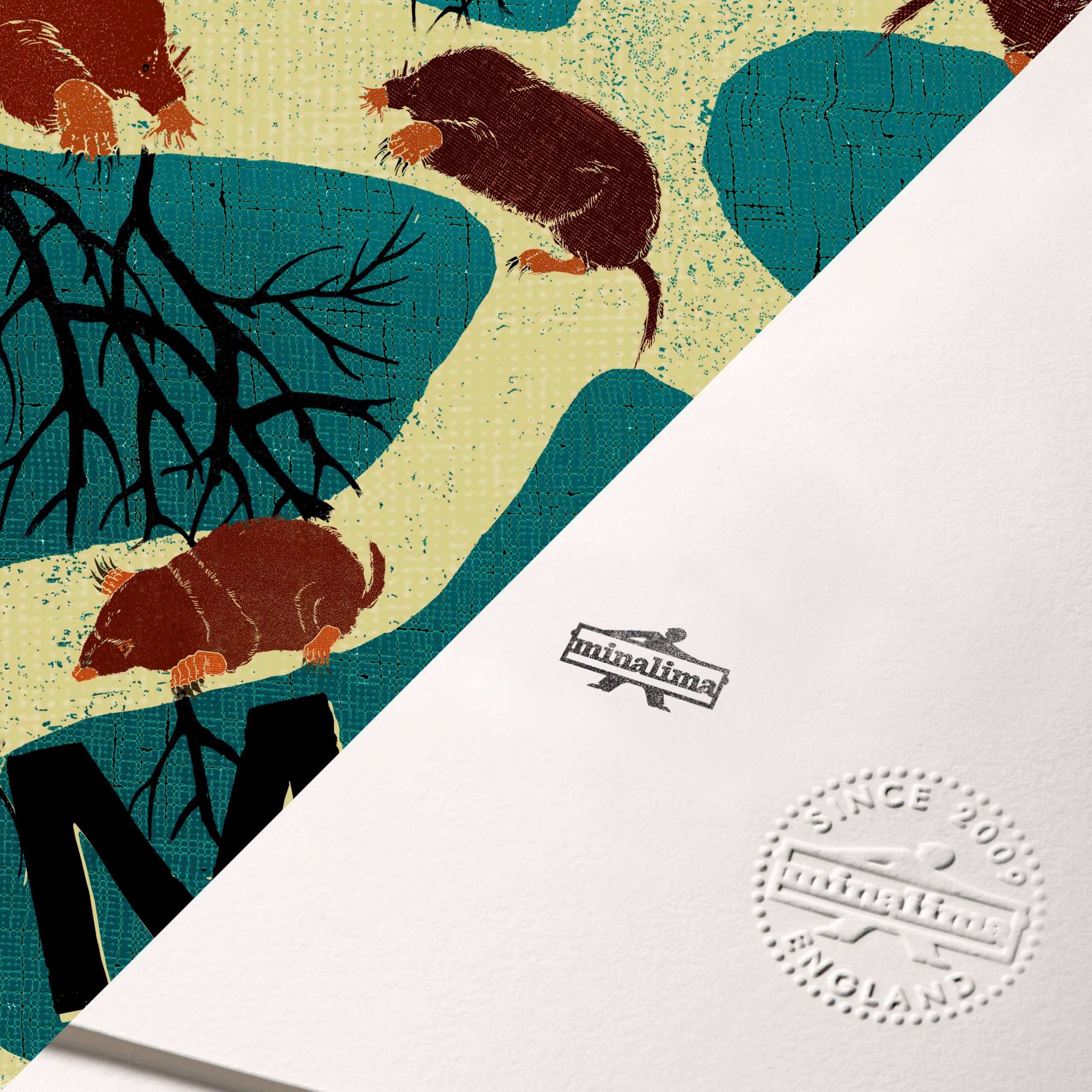 A Movement of Moles Print - MinaLima