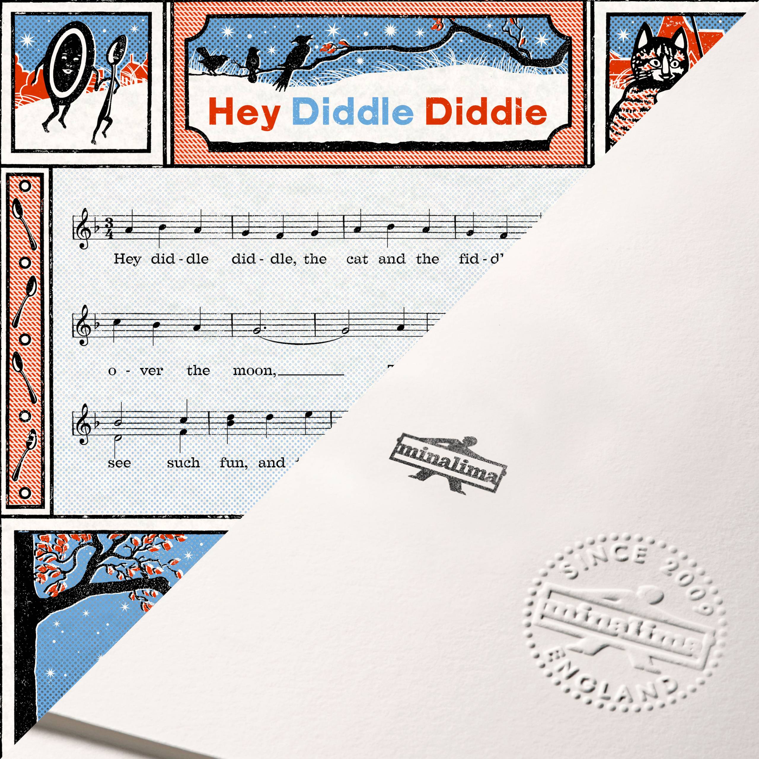 Hey Diddle Diddle - Nursery Rhyme - MinaLima