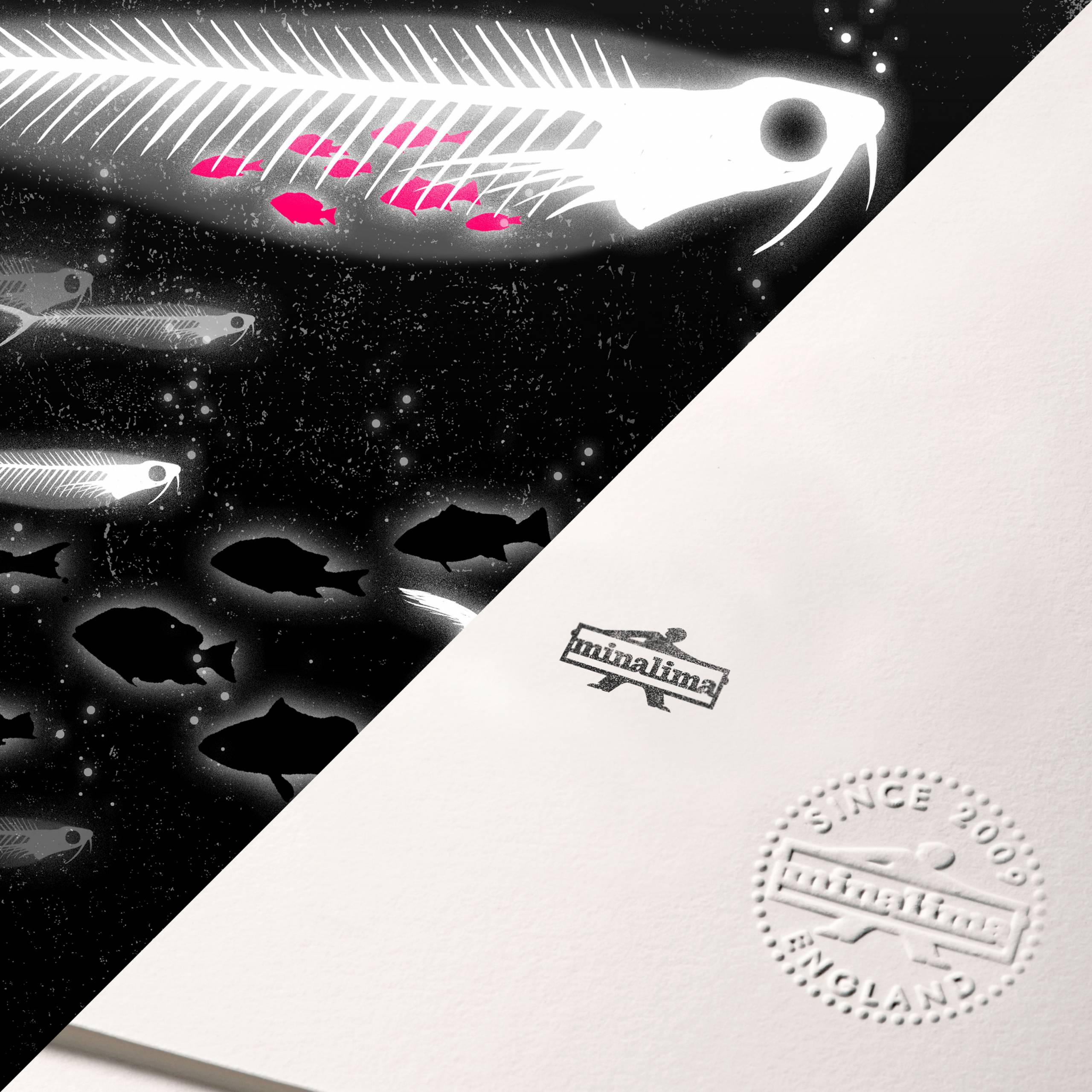 A Shoal of X-Ray Fish Print - MinaLima