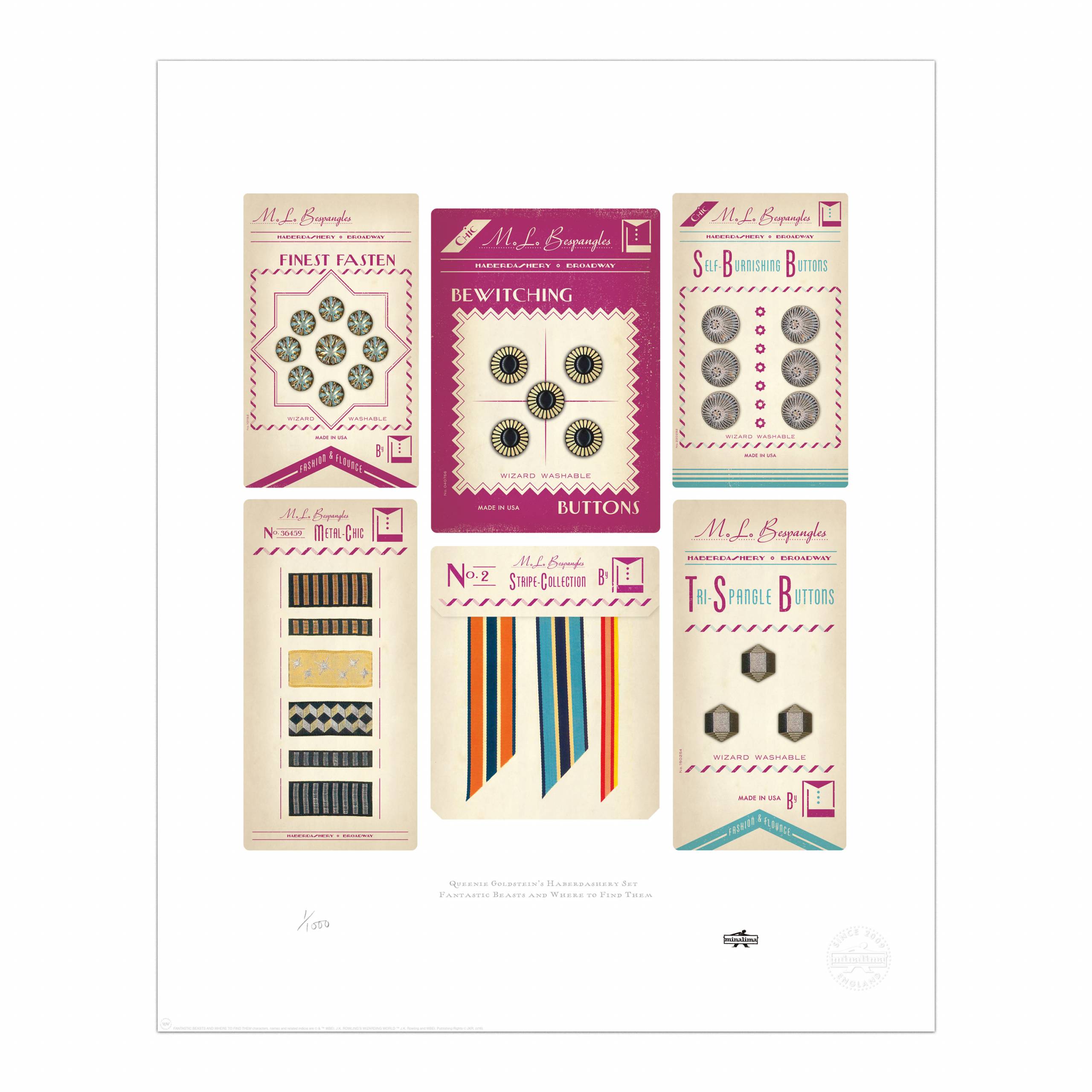 Queenie Goldstein's Haberdashery Set - MinaLima