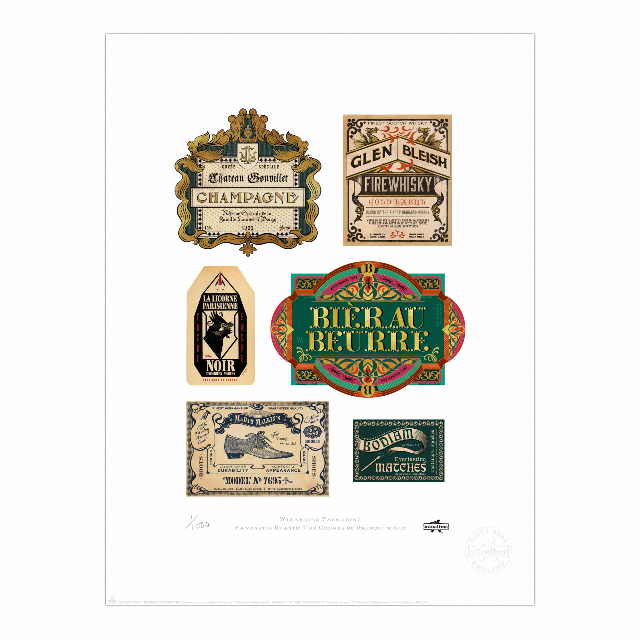 Wizarding Packaging - MinaLima