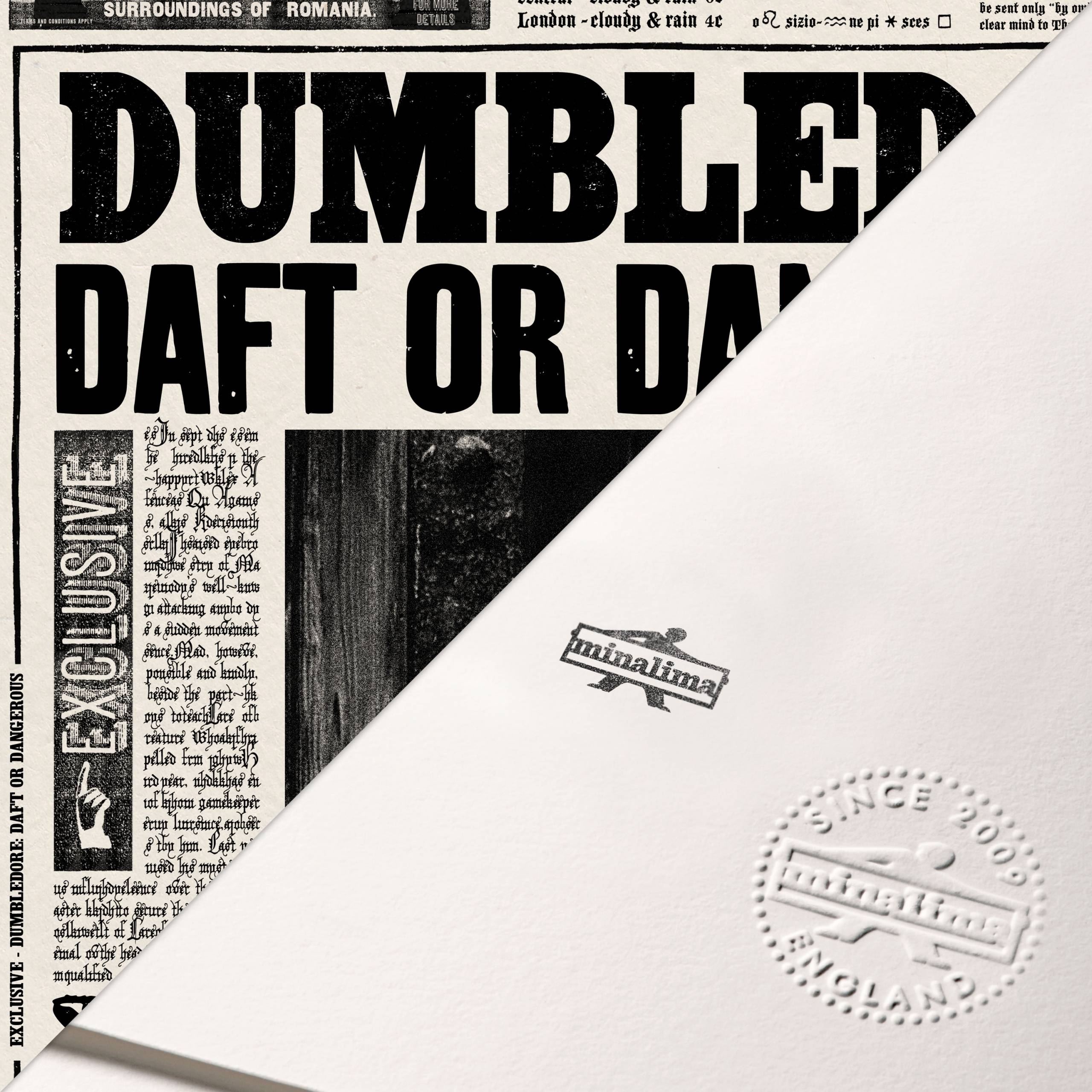 The Daily Prophet - 'Dumbledore: Daft or Dangerous?' - MinaLima