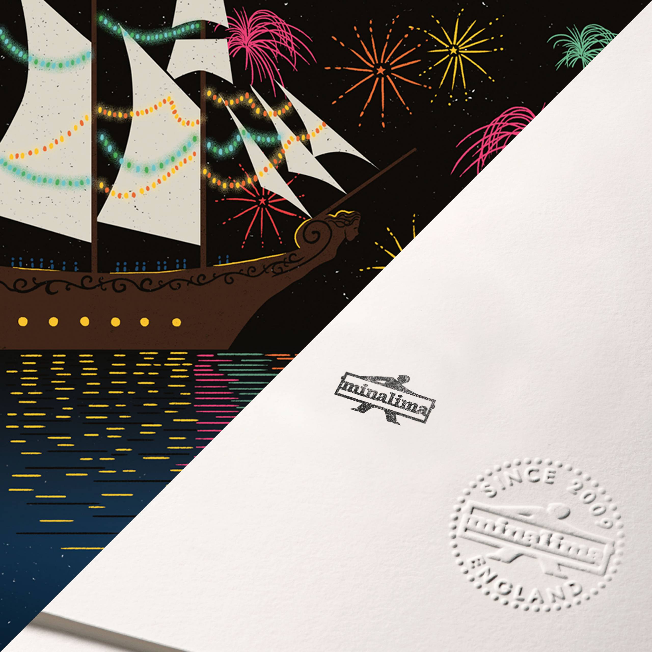 The Little Mermaid - The Fireworks - MinaLima