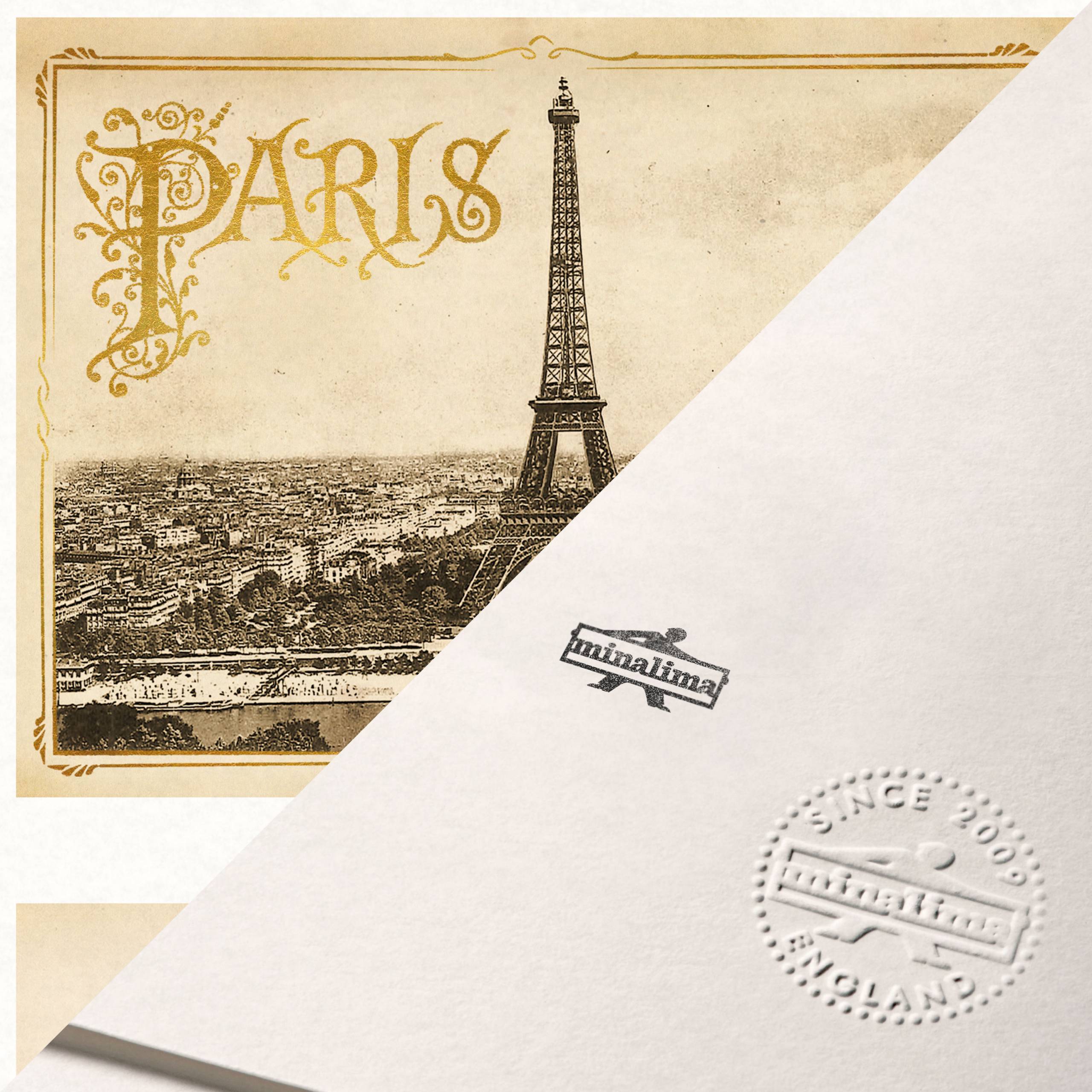 Paris Postcard - MinaLima