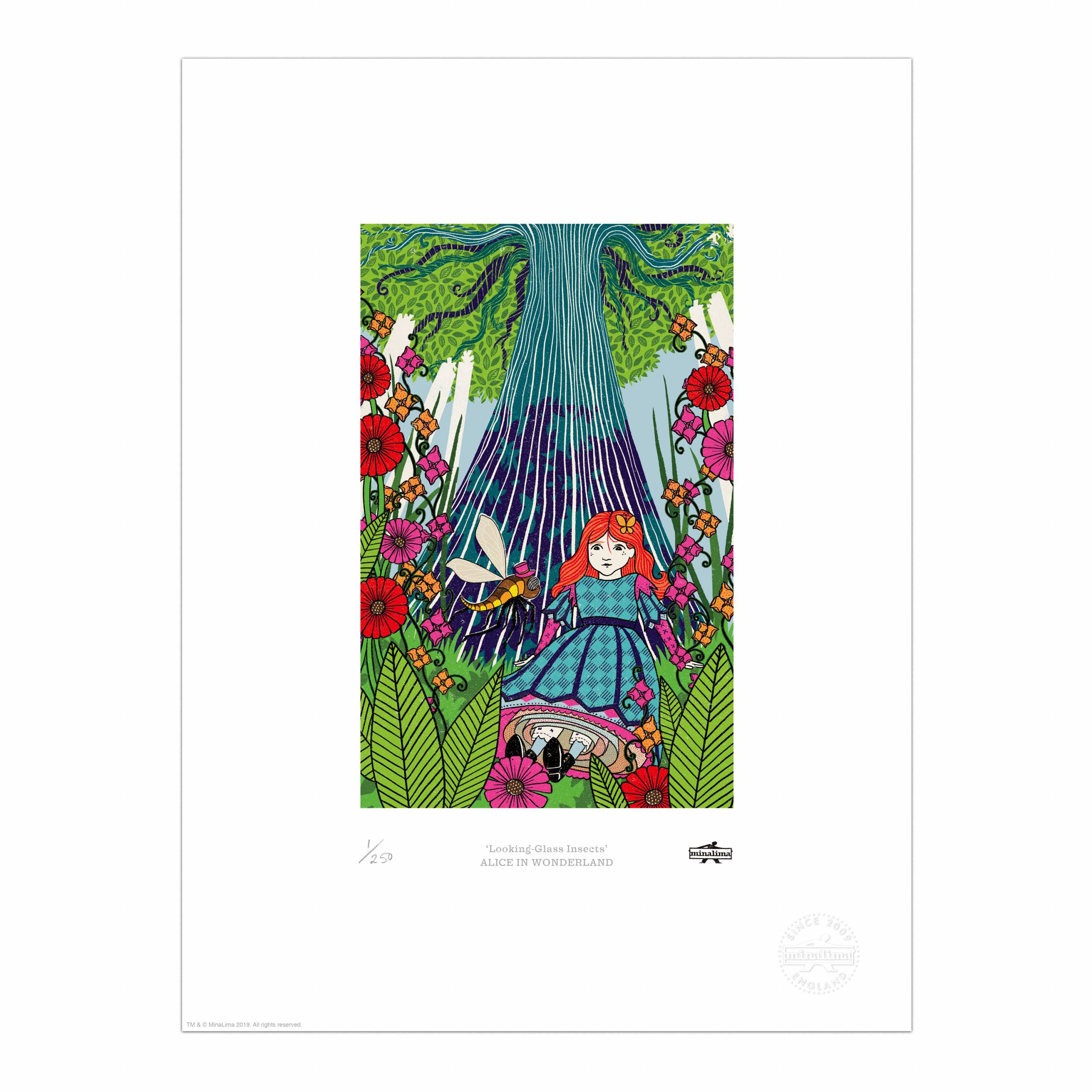 Through the Looking-Glass - ‘Looking-Glass Insects’ - MinaLima