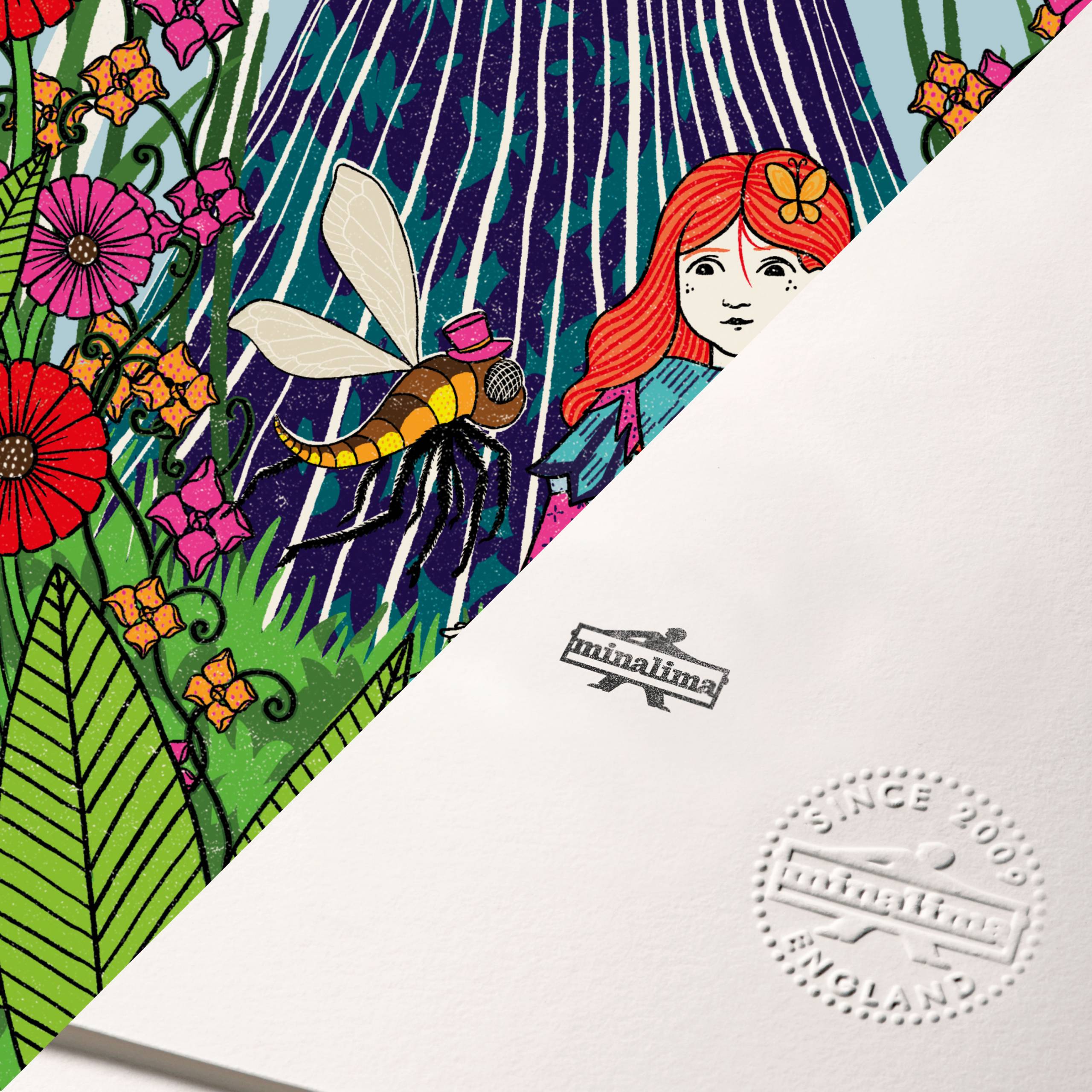 Through the Looking-Glass - ‘Looking-Glass Insects’ - MinaLima