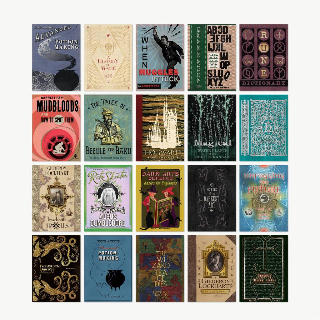 Wizarding Books - Hogwarts School of Witchcraft and Wizardry - MinaLima